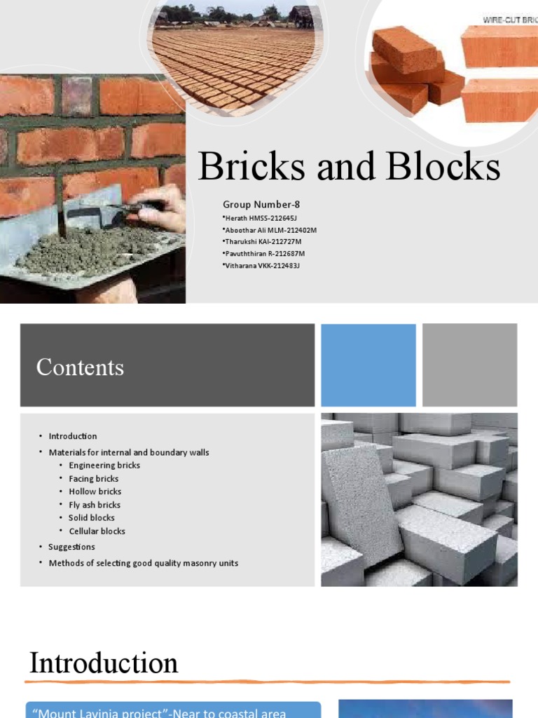 Bricks and Blocks | PDF