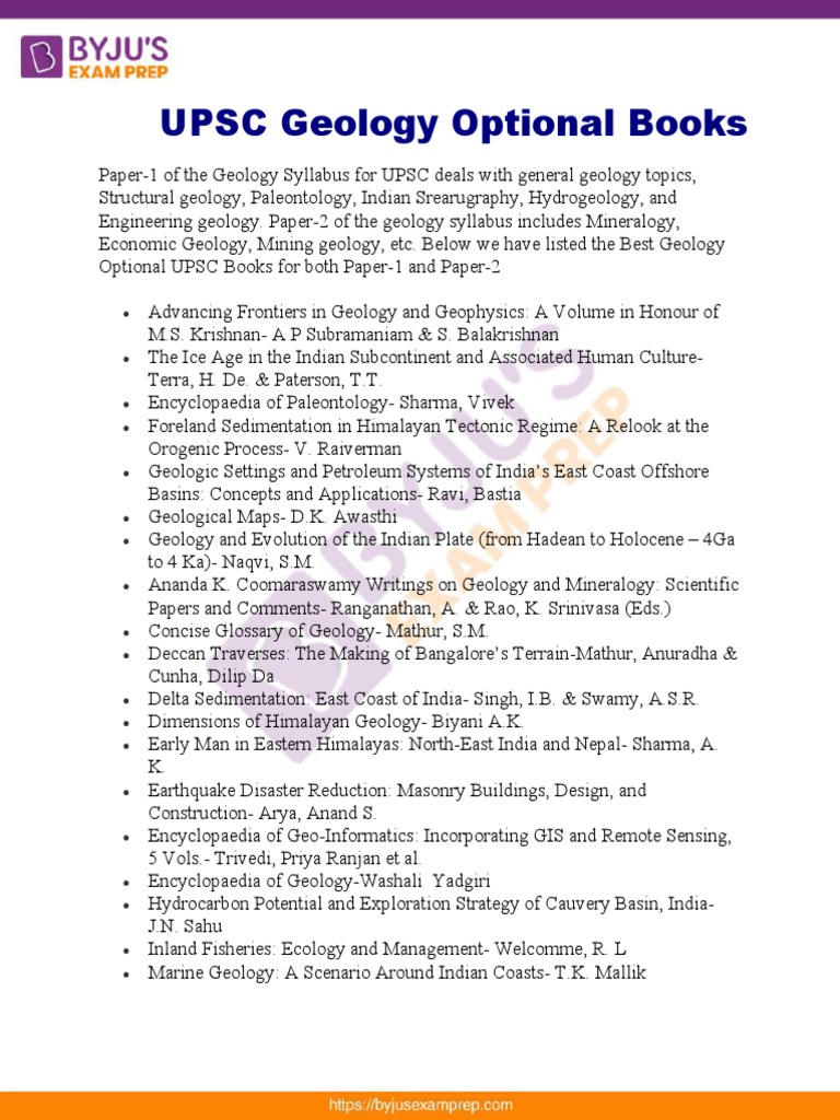 Optional Books | PDF | Geology | Earth Sciences