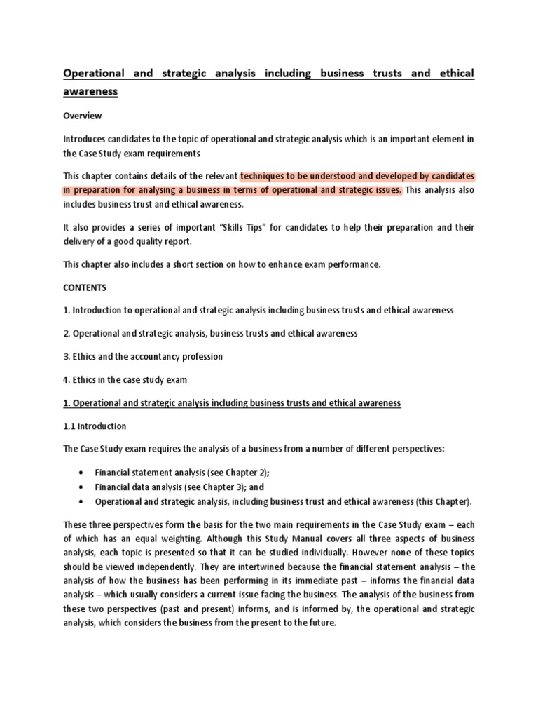Operational Analysis | PDF | Swot Analysis | Supply Chain