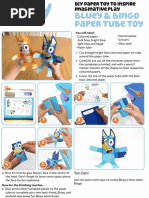 Bluey & Bingo Paper Tube Crafts | PDF