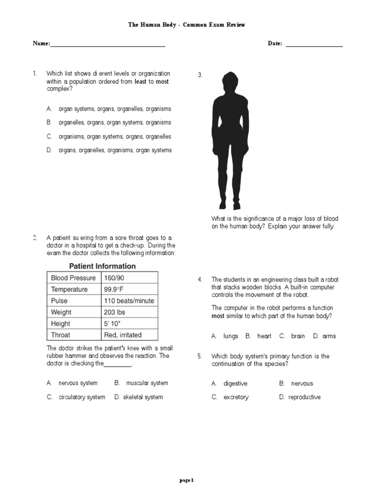 System of The Body Pre Test M2 | PDF | Human Body | Blood