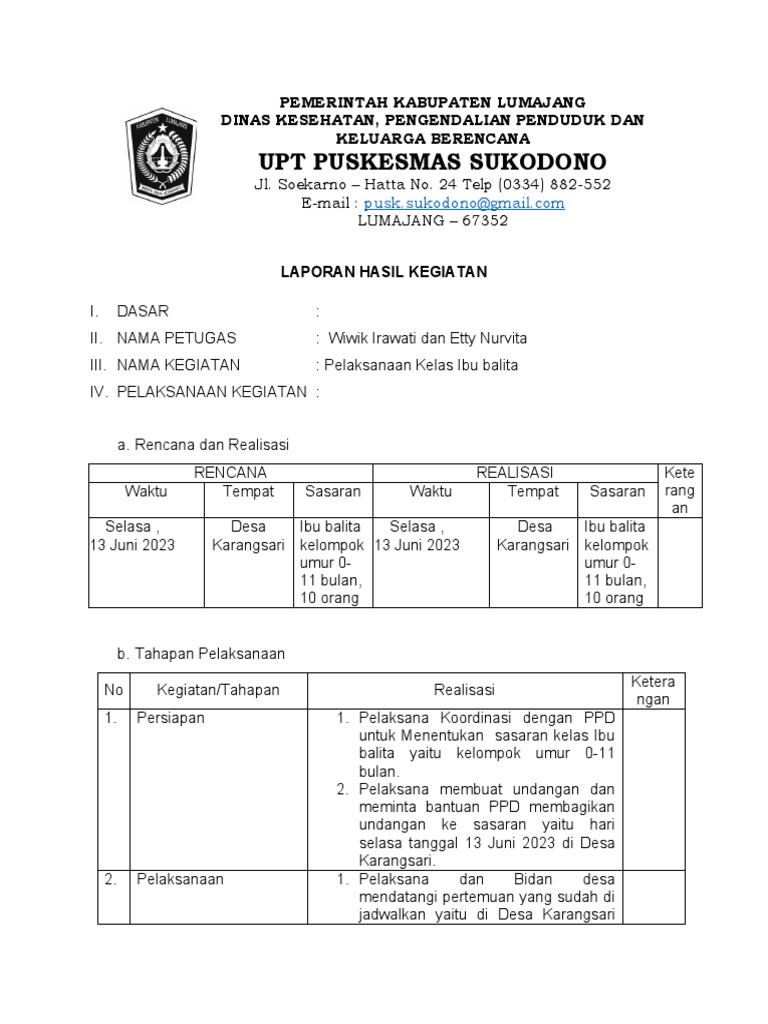 LHK Karangsari | PDF