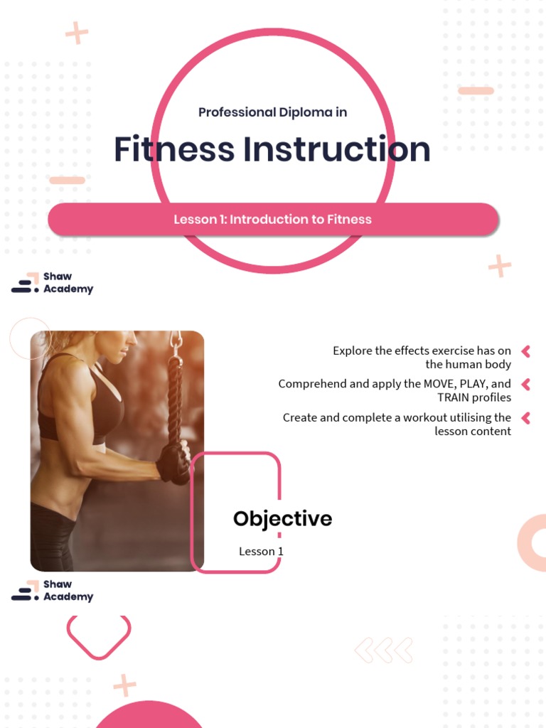 Fitness Instruction Module 1 Lesson 1 Slides | PDF | Physical Fitness ...