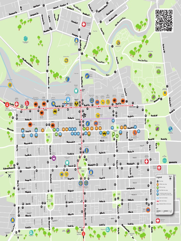 City Bus Map | PDF | Adelaide