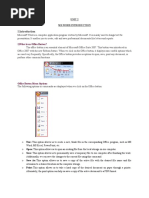 Information Sheet 1.1: Ms Word | PDF | Microsoft Word | Graphical User ...