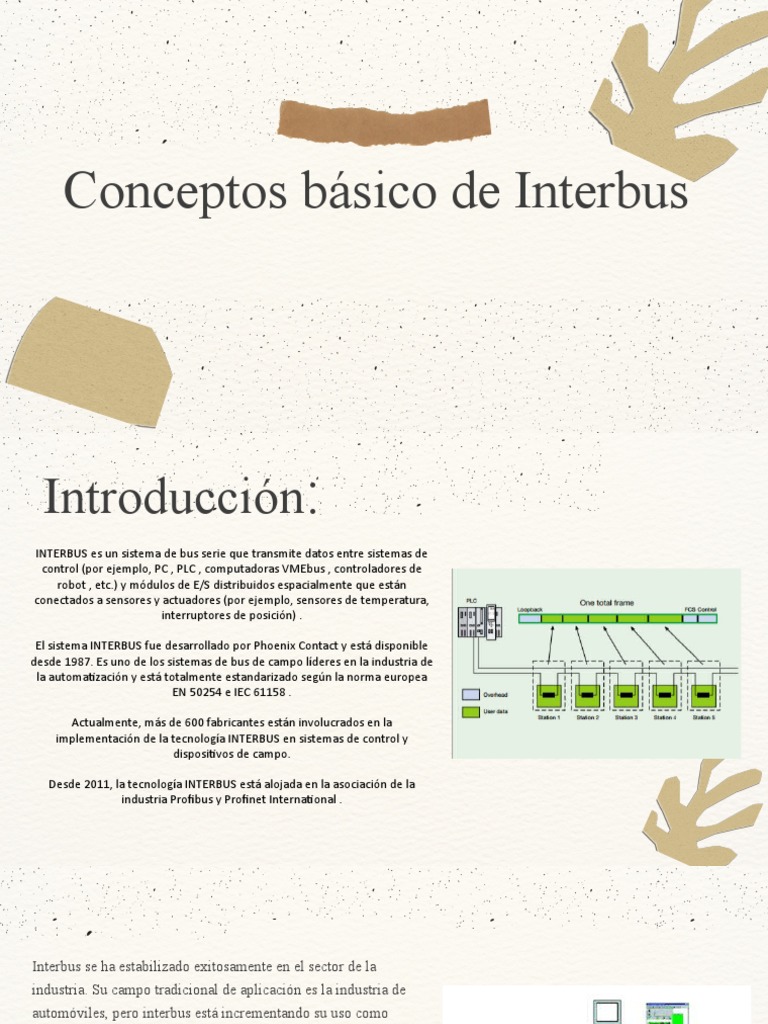 Interbus Daniel 1 El Mejor Método en Industrial | PDF | Automatización | Topología de la red