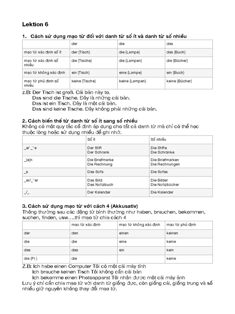 Lektion 6 PDF | PDF