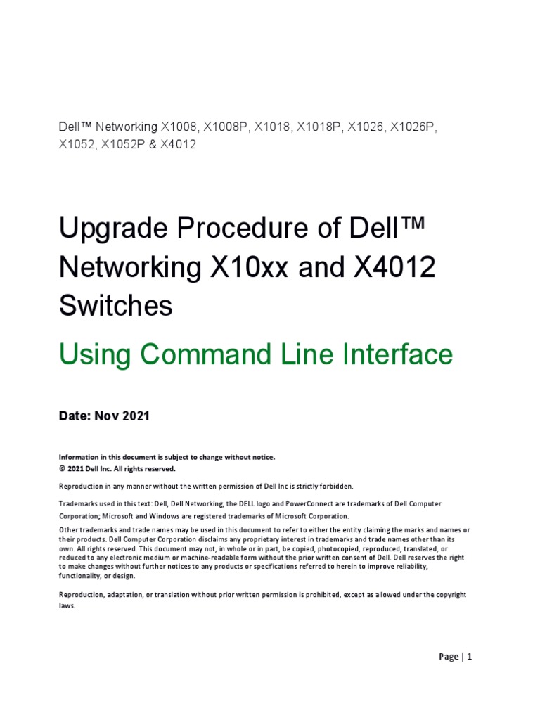 X10xx X4012 CLI Software Upgrade Instructions | PDF | Booting | Command Line Interface