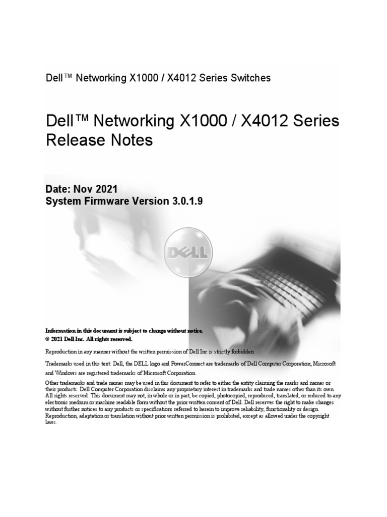 X1000 Series and X4012 Release Notes 3.0.1.9 | PDF | Transport Layer ...