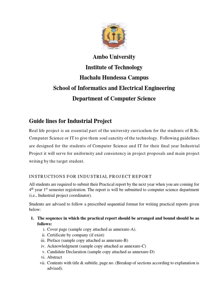 Industrial Practice Outline | Download Free PDF | Methodology | Software