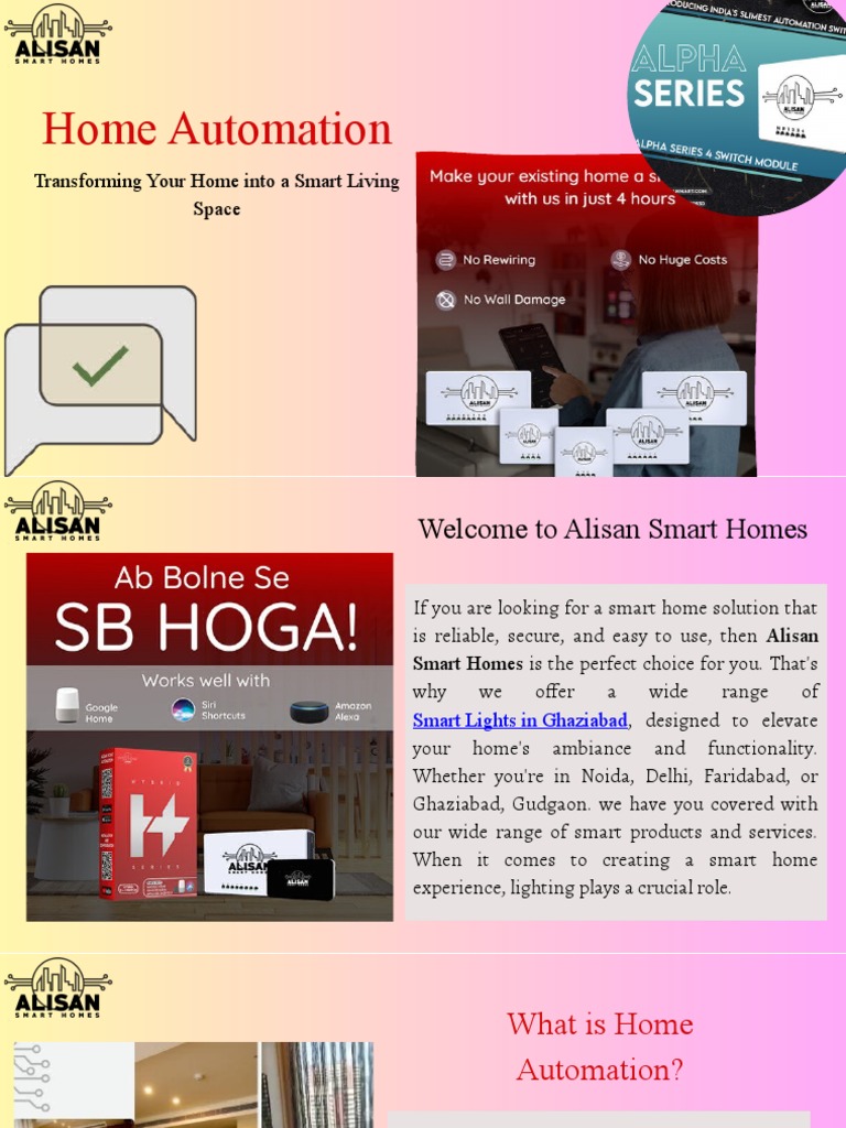 Transforming Your Home Into A Smart Living Space | PDF