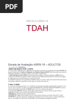 ASRS-18, Versão 1.1 - OMS - Adulto | PDF | Transtorno de déficit de ...