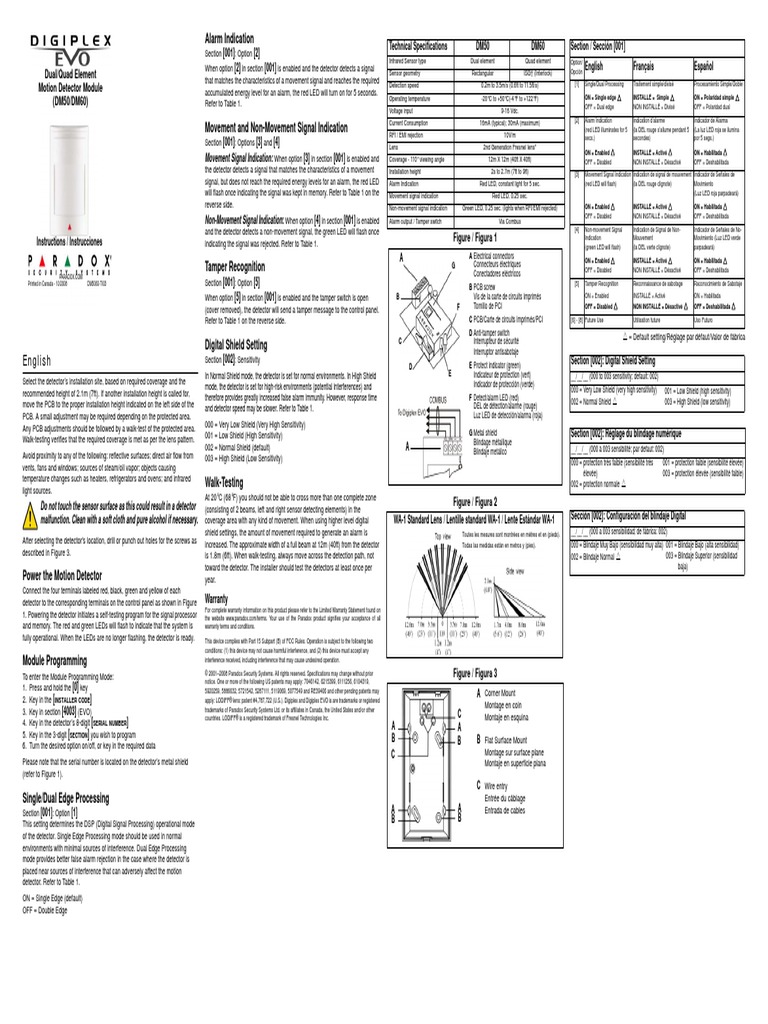DM50-DM60 1 | PDF | Security Alarm | Electrical Engineering