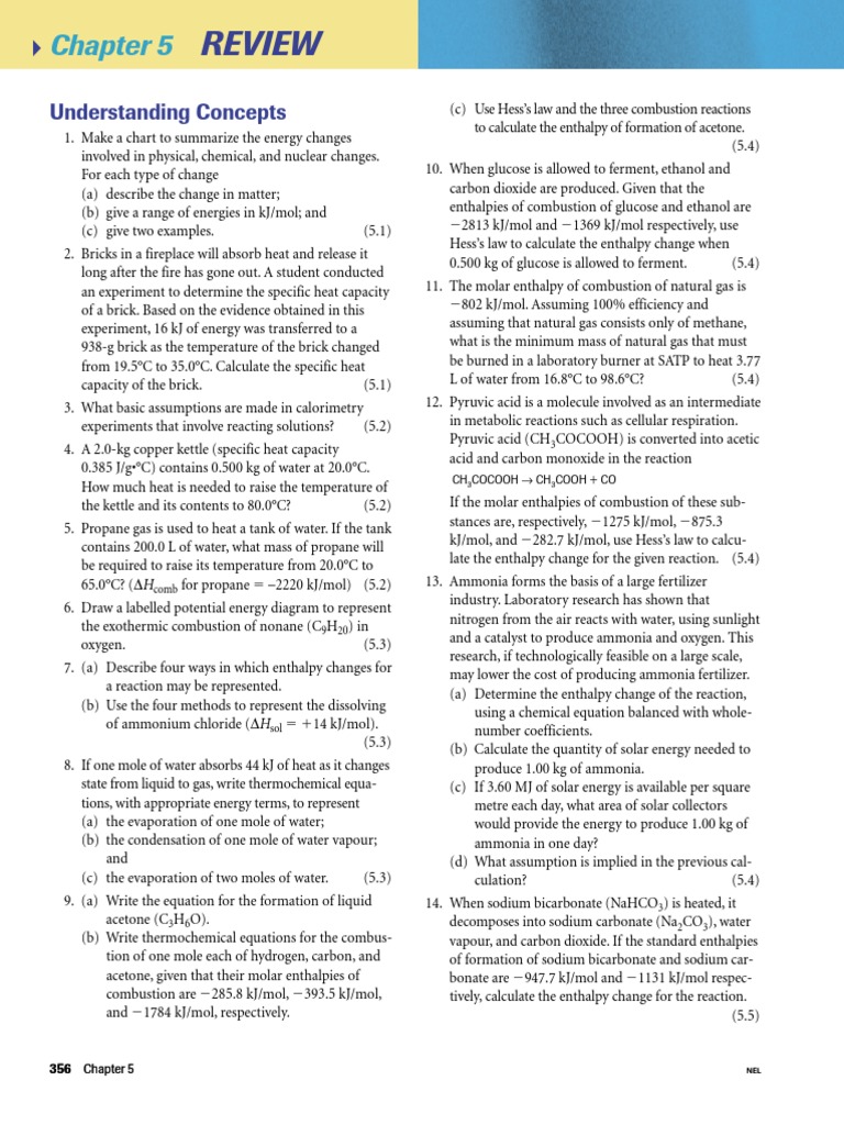 Chapter 5 Review Pdf