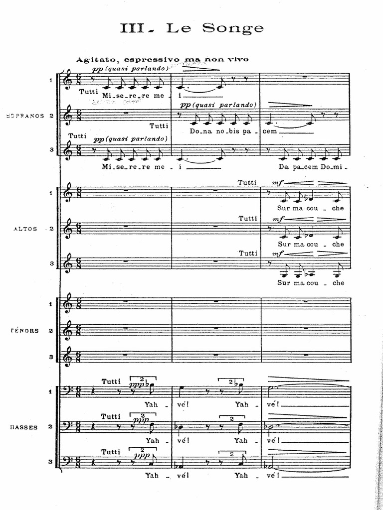 Daniel-Lesur - Énekek Éneke 3-4 | PDF