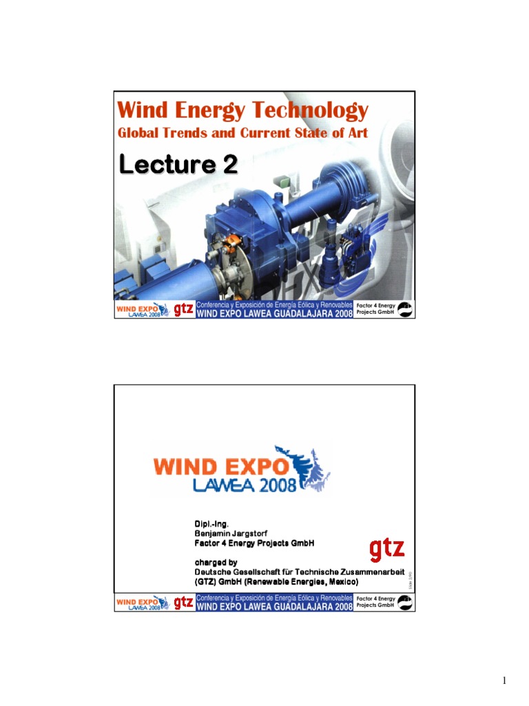Wind Energy Technology Overview | PDF | Wind Power | Wind Turbine