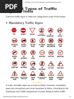 Zimbabwe Road Traffic Signs | PDF