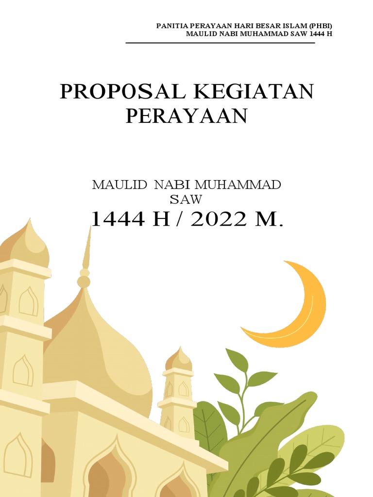 Proposal Maulid | PDF