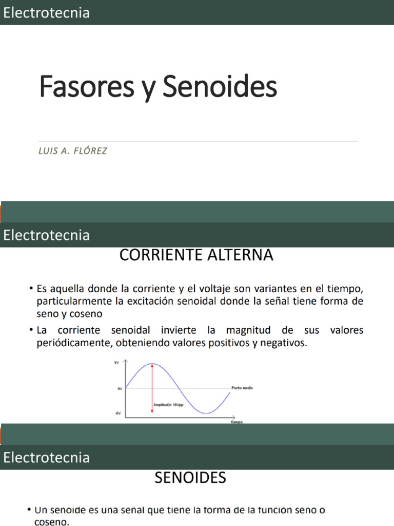 Corriente Alterna_ Fasores | PDF