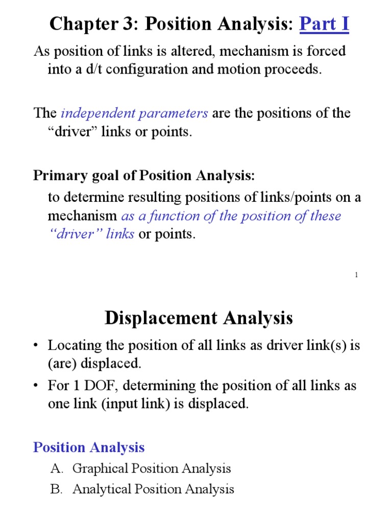 Chapter 3 Part 1 Position Analysis | PDF | Triangle | Trigonometric Functions