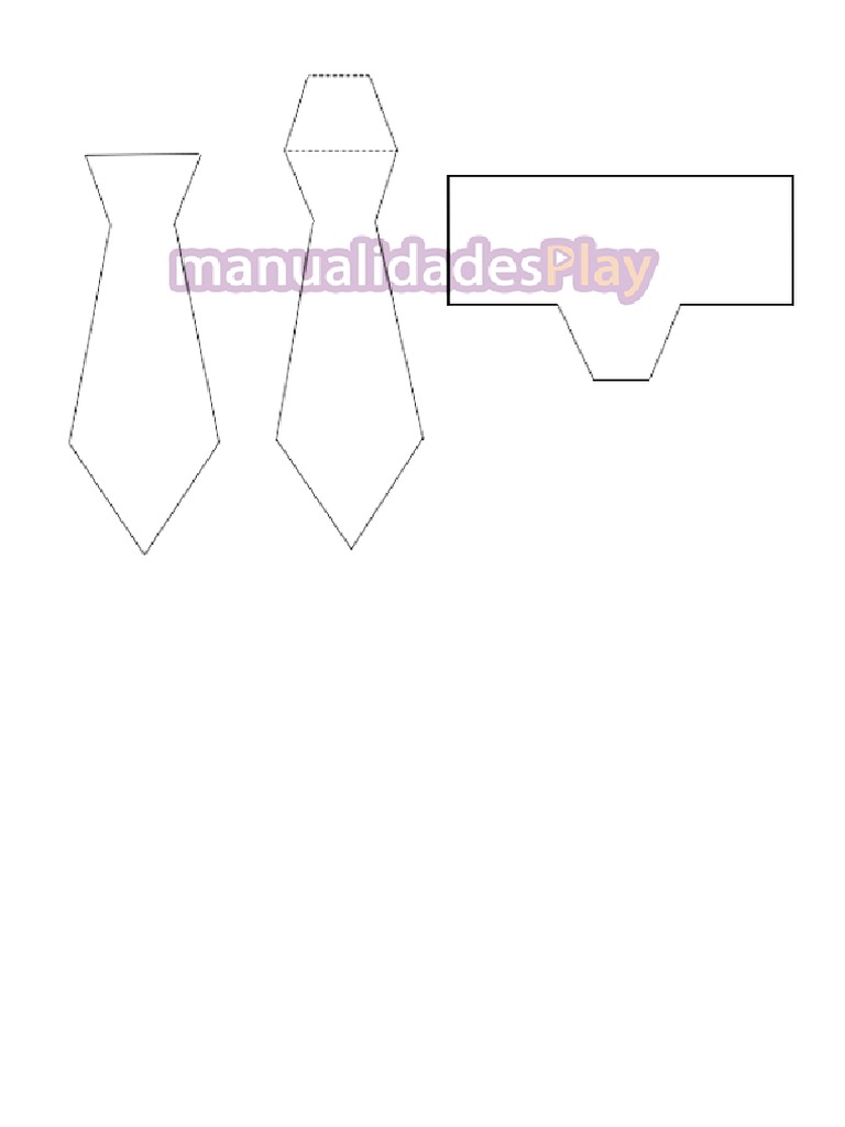 Plantillas Marcapaginas Corbata | PDF