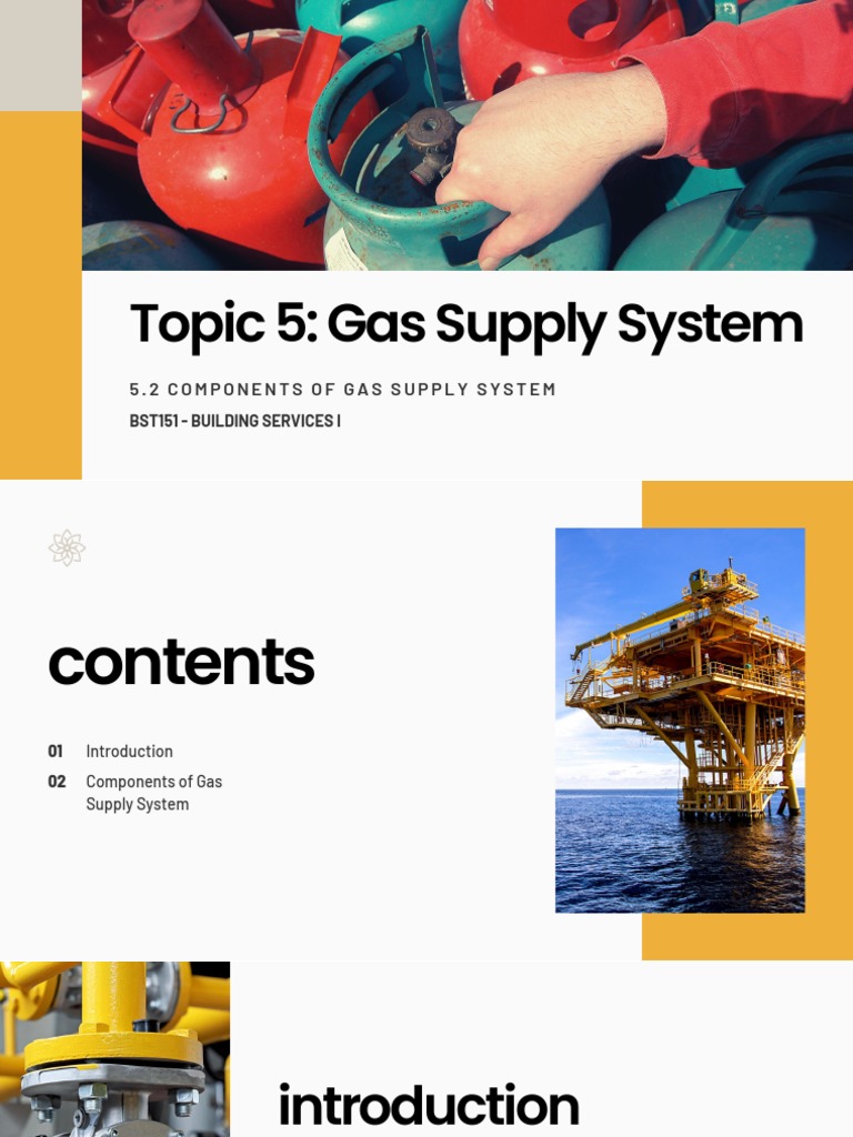 Gas Supply System Components | PDF | Water Heating | Pipeline Transport