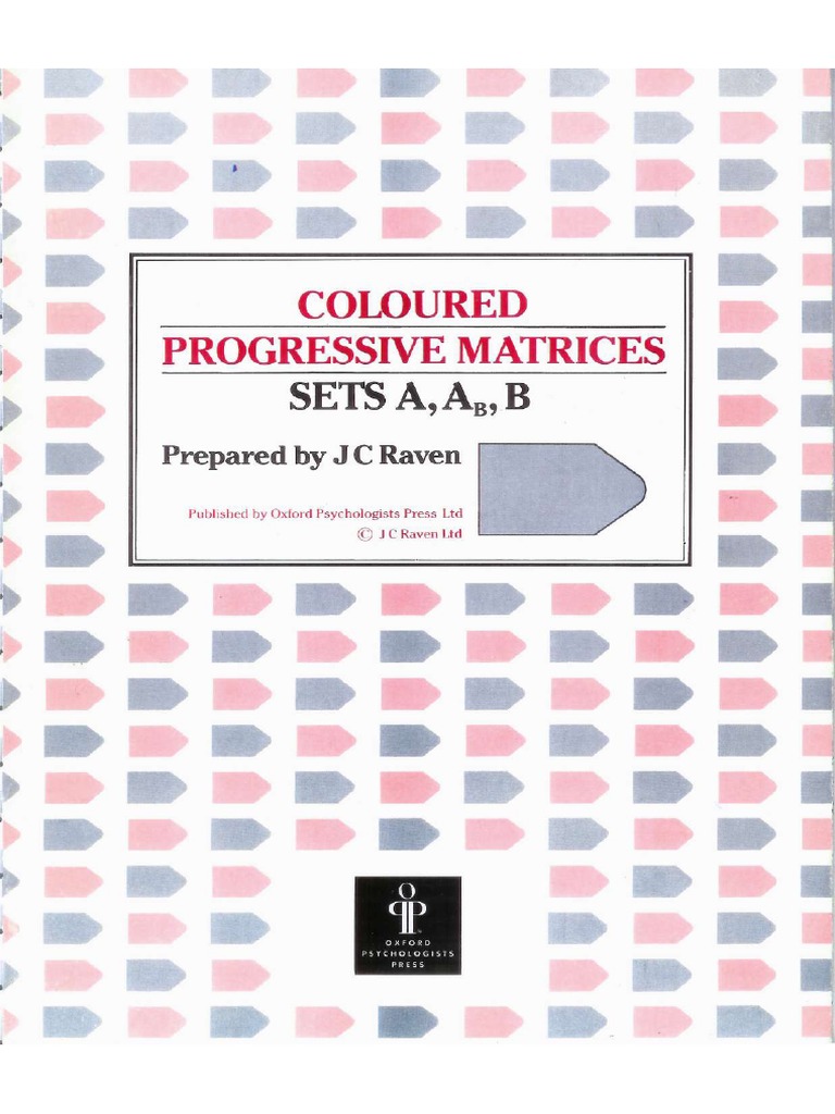 Matrizes Coloridas de Raven | PDF