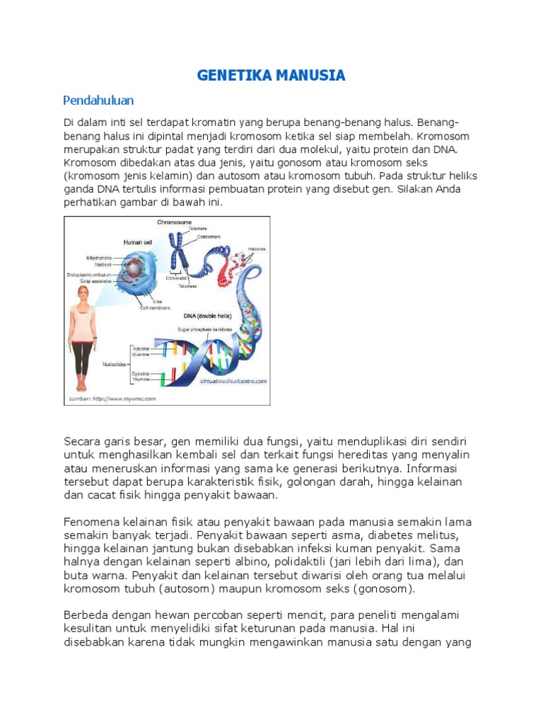 GENETIKA MANUSIA - Compressed | PDF