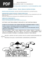 113 Parlenda Hoje É Domingo Revisado | PDF | Fonema | Escrita