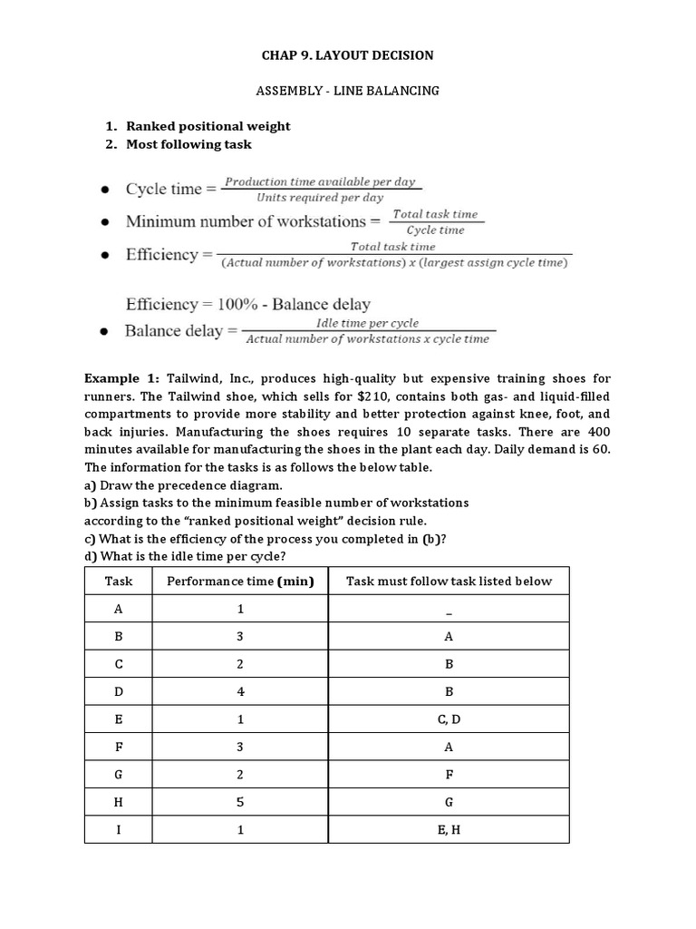 Assembly Line & Inventory Management | PDF | Business Process ...