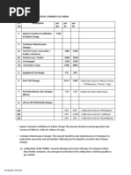 Inland Haulage Charges Overview | PDF | Freight Transport | Payments