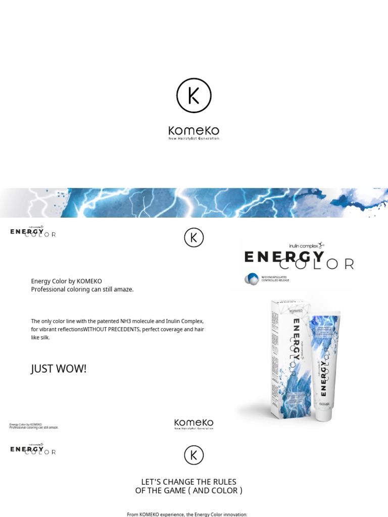 Energy Color Presentazione Eng | PDF | Chemical Substances | Physical ...