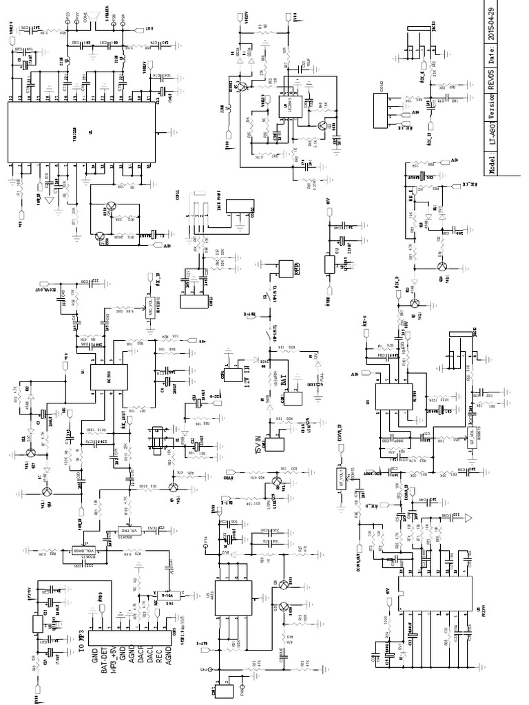 Amvox ACA 501 Schematic Overview | PDF