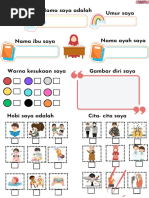 LKPD Menulis Menebalkan Huruf Kelas 1 Bahasa Indonesia | PDF