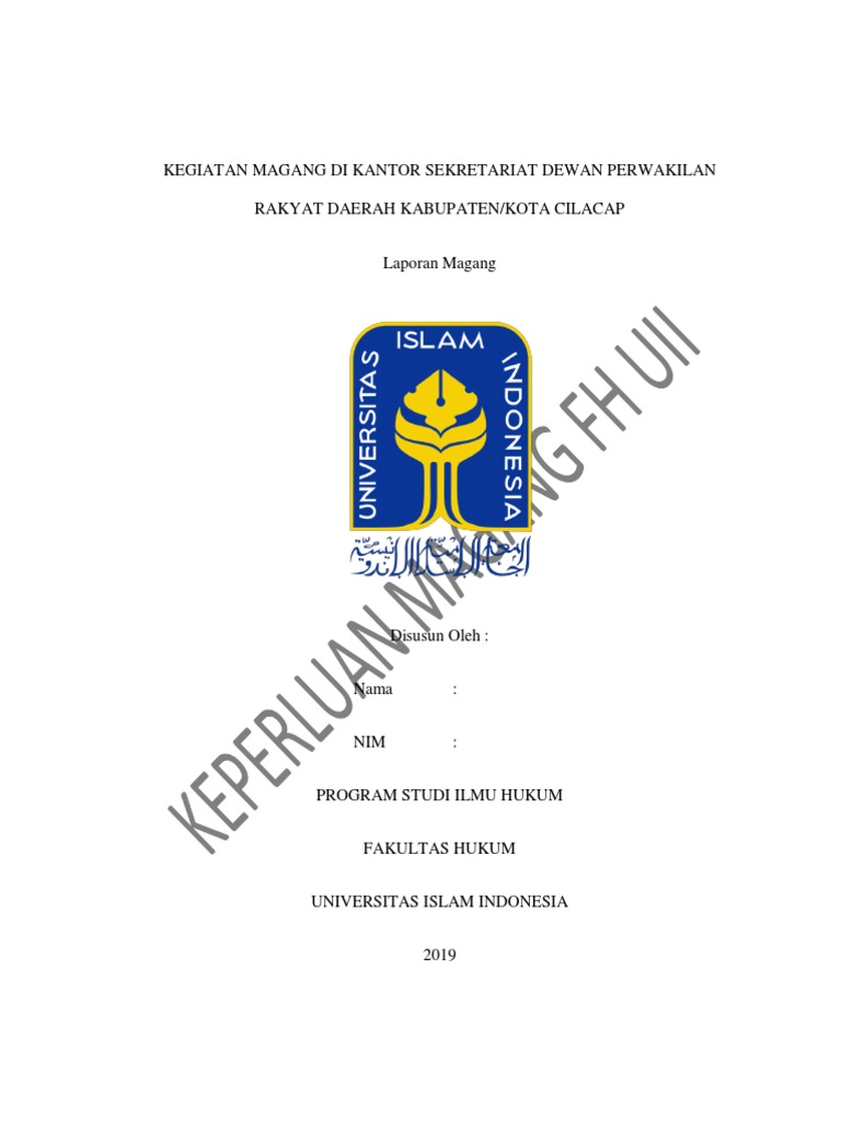 CONTOH Laporan Magang | PDF