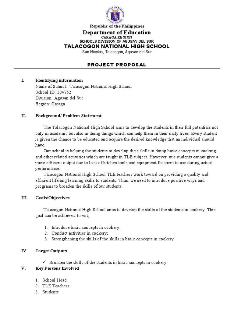 Tle Project Proposal | PDF