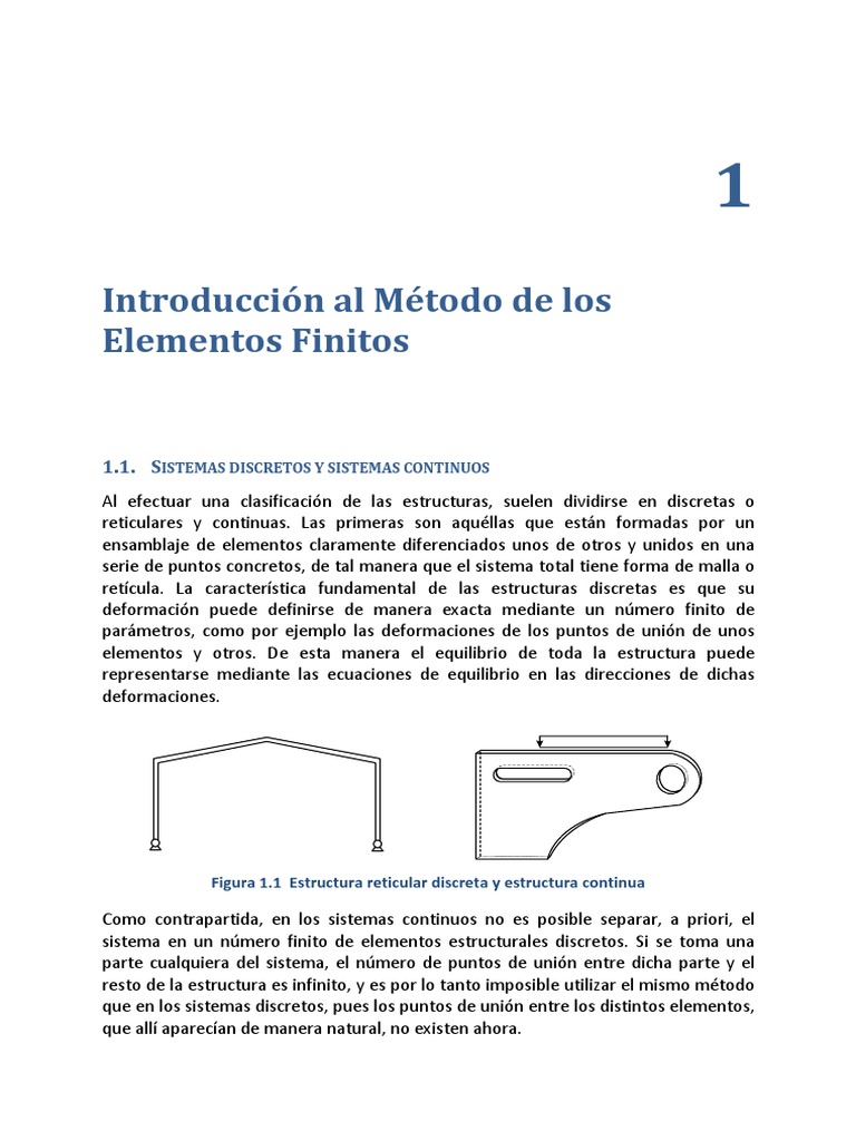 Introducción Al Método de Los Elementos Finitos: Istemas Discretos Y ...