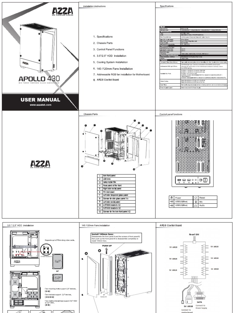 Apollo 430 USERMANUAL | PDF | Manufactured Goods | Computer Architecture