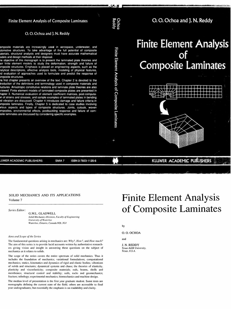 (Solid Mechanics and Its Applications 7) O. O. Ochoa, J. N. Reddy (Auth.) - Finite Element ...