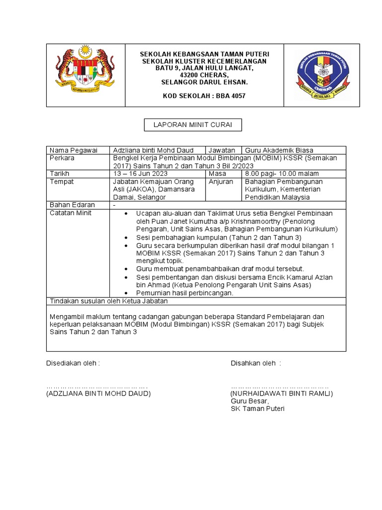 Modul MOBIM Sains Tahun 2 dan 3 | PDF