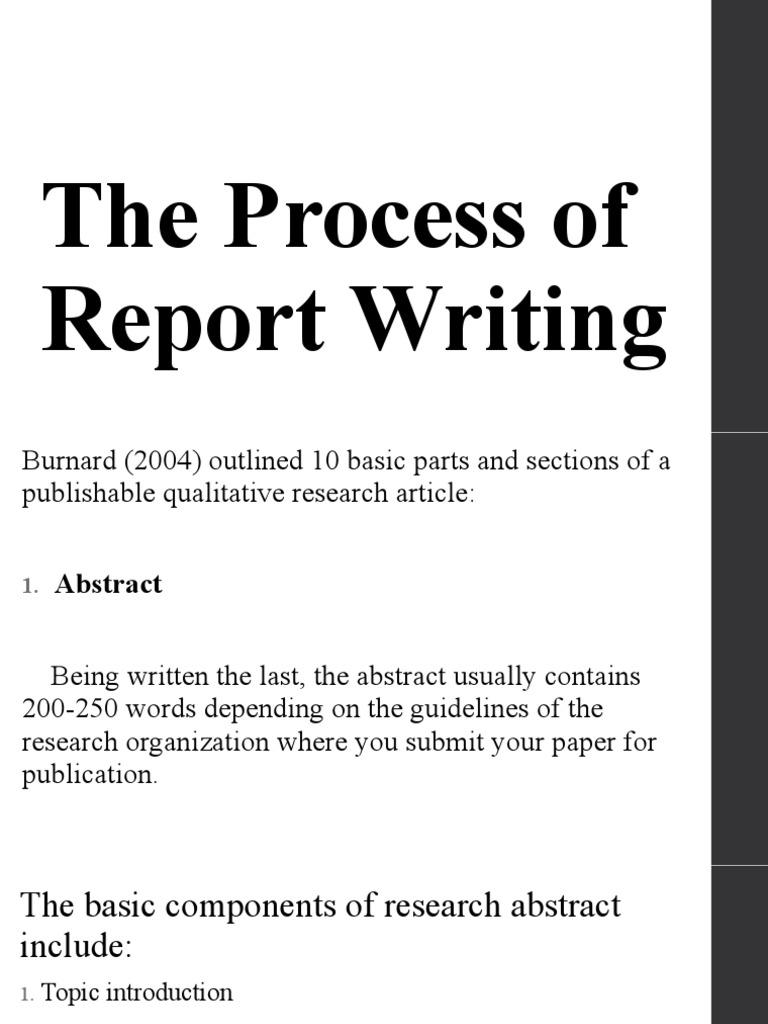 Reporting And Sharing The Findings Pdf Methodology Qualitative