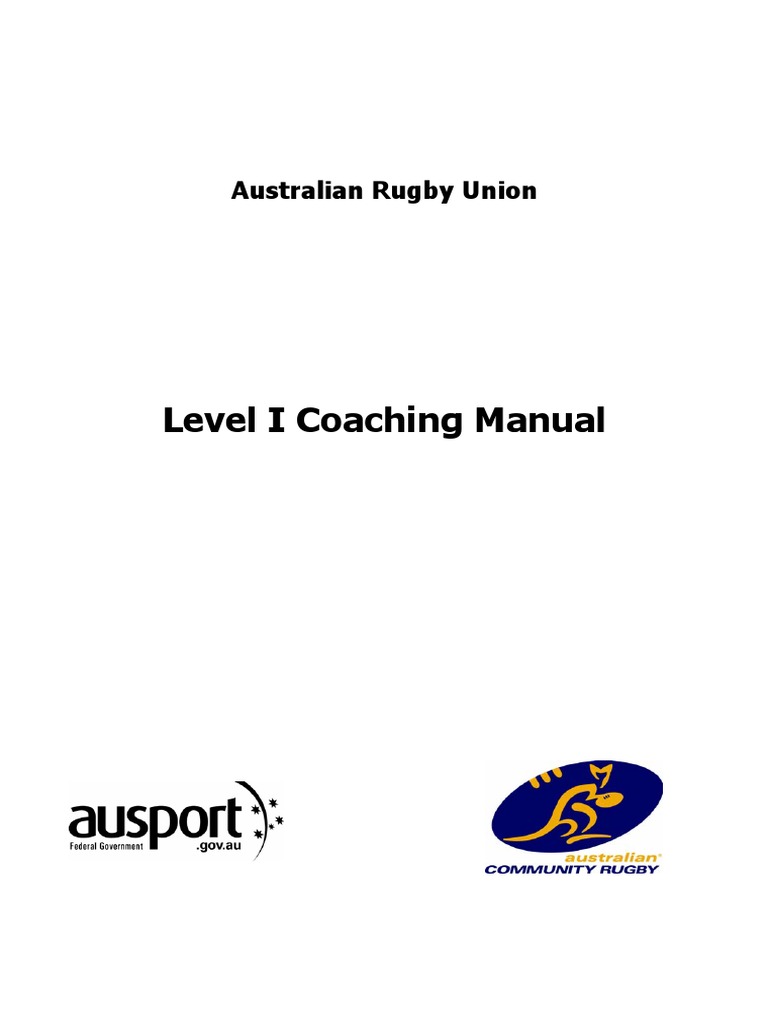 ARU Level 1 Coaching Manual Desktop | PDF | Rugby Union | Football Codes