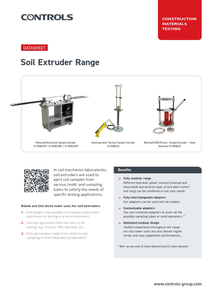 Soil Extruder Range | PDF
