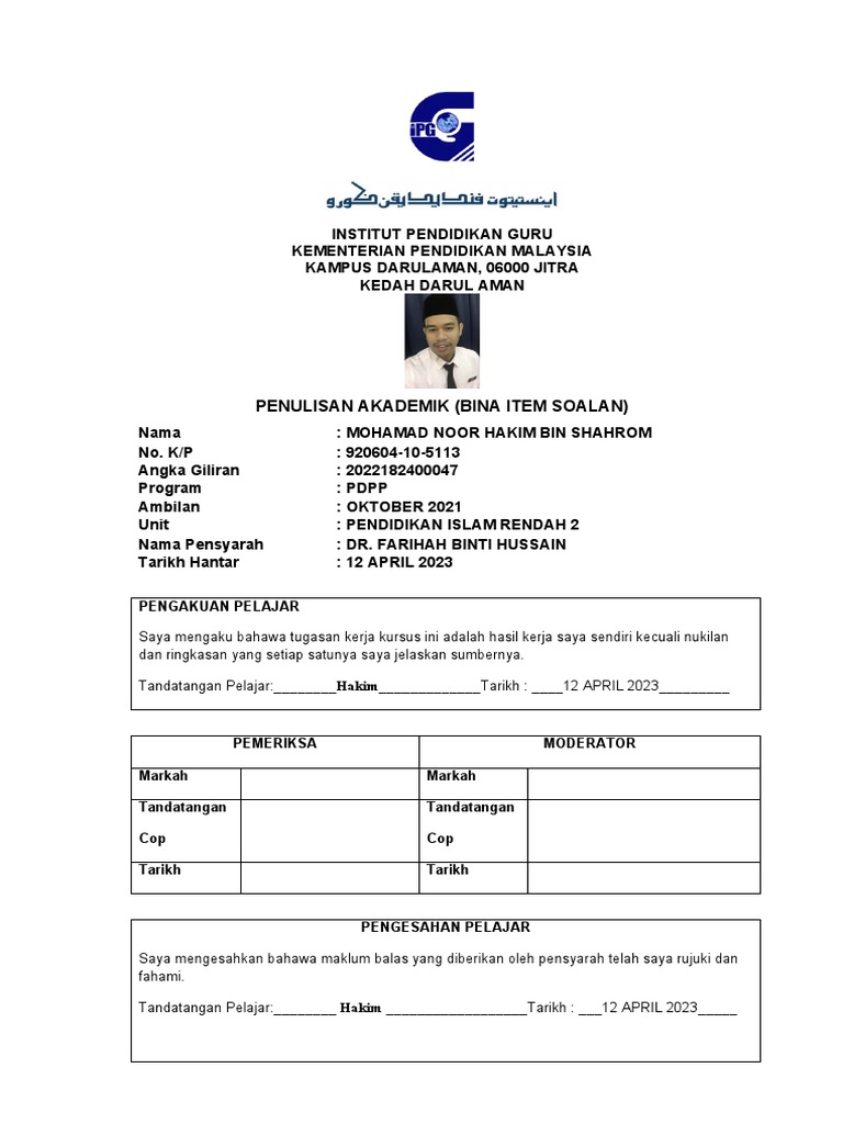 PB Item Soalan Hakim | PDF