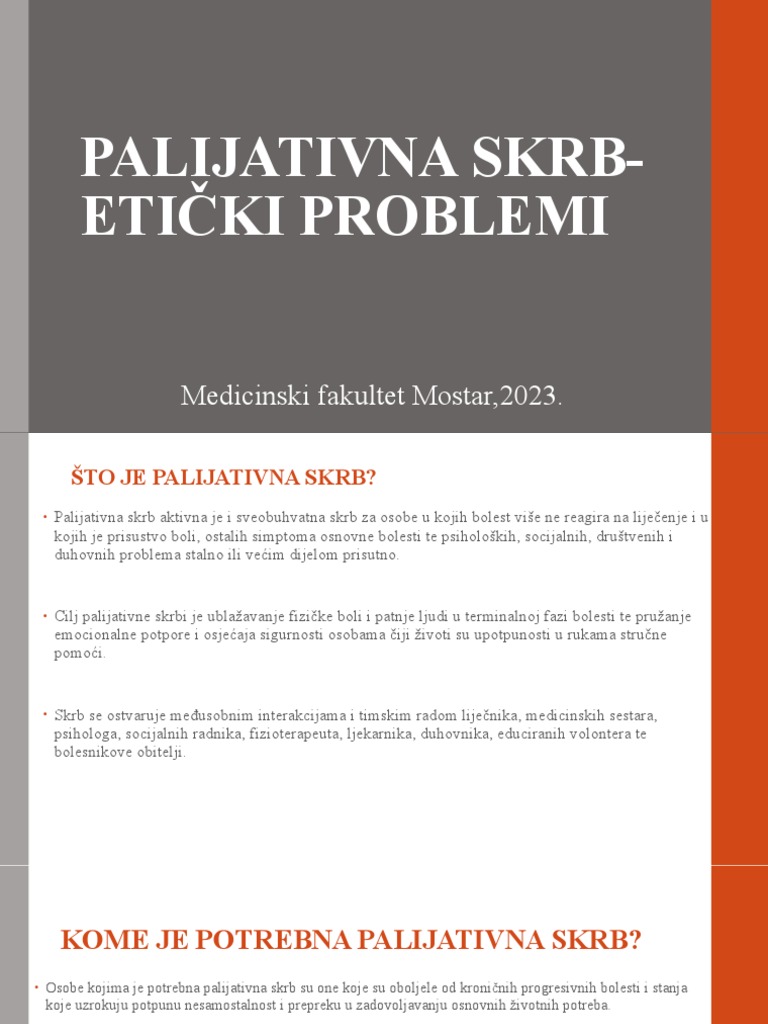 Palijativna Skrb-Etički Problemi | PDF