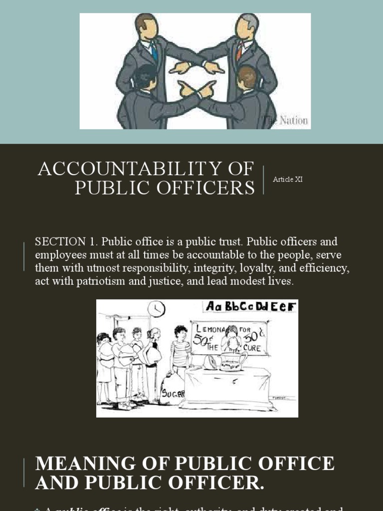 Public Accountability of Officers | PDF | Impeachment | United States ...