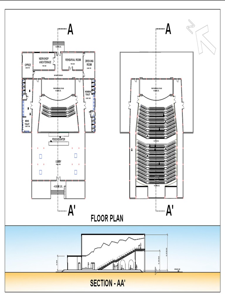 Performance Stage Floor Plan Layout | PDF