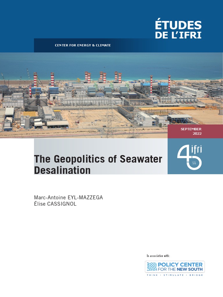 Eyl-Mazzega Cassignol Desalination US 2022 | PDF | Desalination | Water Scarcity