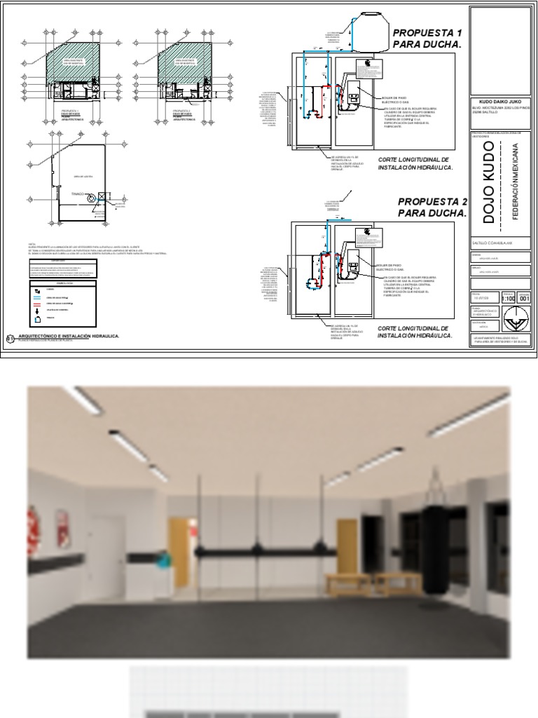 Remodelación Dojo de KUDO Propuesta de Diseño | PDF | Bienes ...