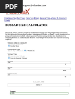 Busbar Calculation For Current Carrying Capacity 1000 A With 50 X 12 Cu ...